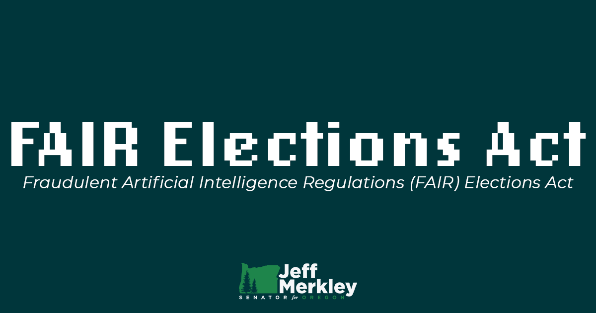 Merkley, Padilla Lead New Legislation to Protect U.S. Elections from ...